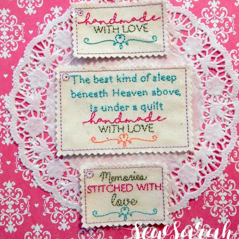 Memory Quilt Label - Etsy