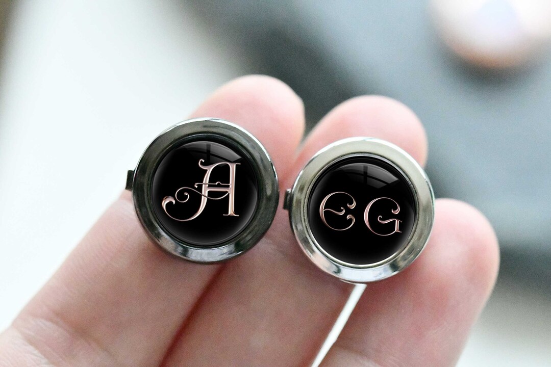 Custom Name Initials Buttons Cover, Personalized Monogram Detachable ...