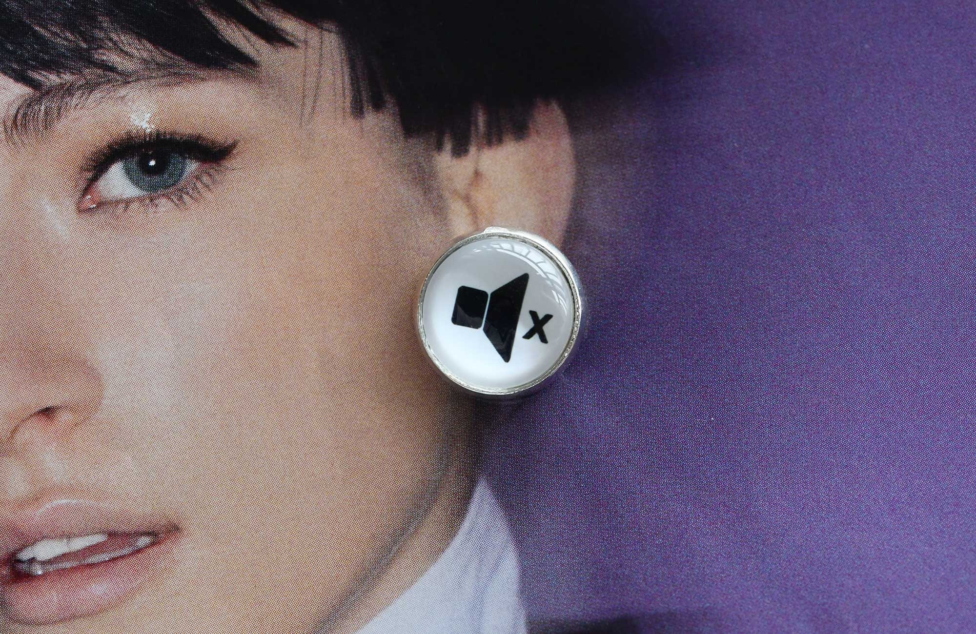 Deaf Earrings,i'm Deaf Stud Earrings, Volume Icon Stud Earrings, Sound ...