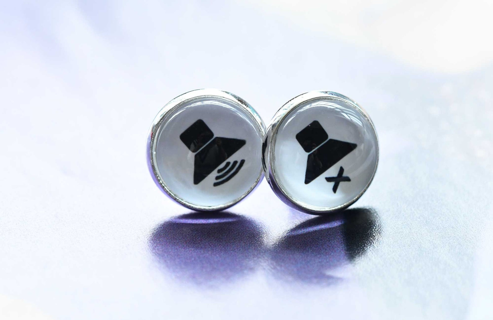 Deaf Earrings,i'm Deaf Stud Earrings, Volume Icon Stud Earrings, Sound ...