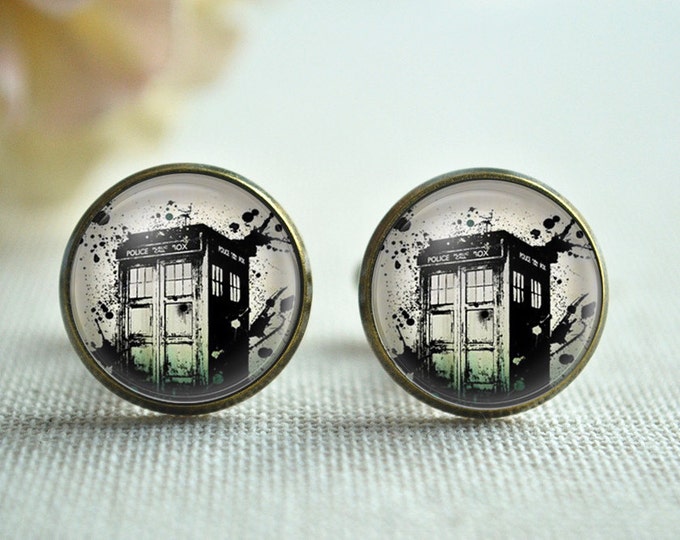 Tardis Cufflinks - Doctor Who's Transportation - Purchase With Doctor ...