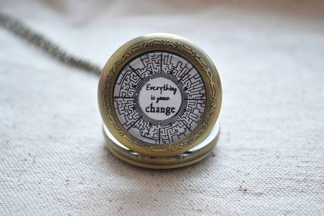 The Maze Runner Watch,quote Necklace,everything is Gonna Change Pendent ...