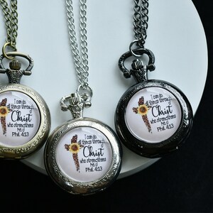 Pocket Watch Christian Chain - Etsy