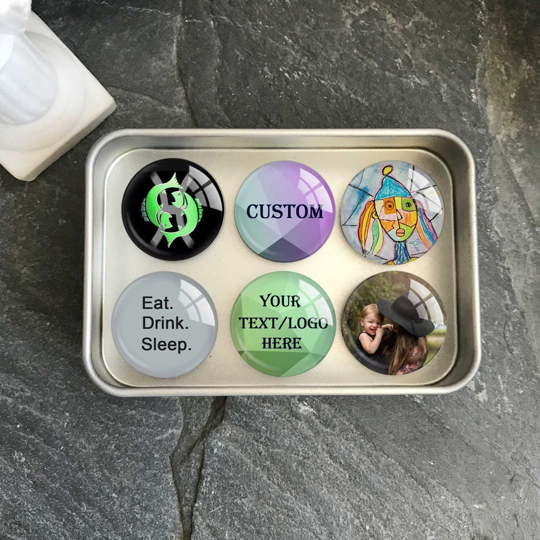 Custom Glass Magnets,set of 3/6 Image Glass Dome Magnets,calendar ...