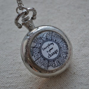 The Maze Runner Watch,quote Necklace,everything is Gonna Change Pendent ...