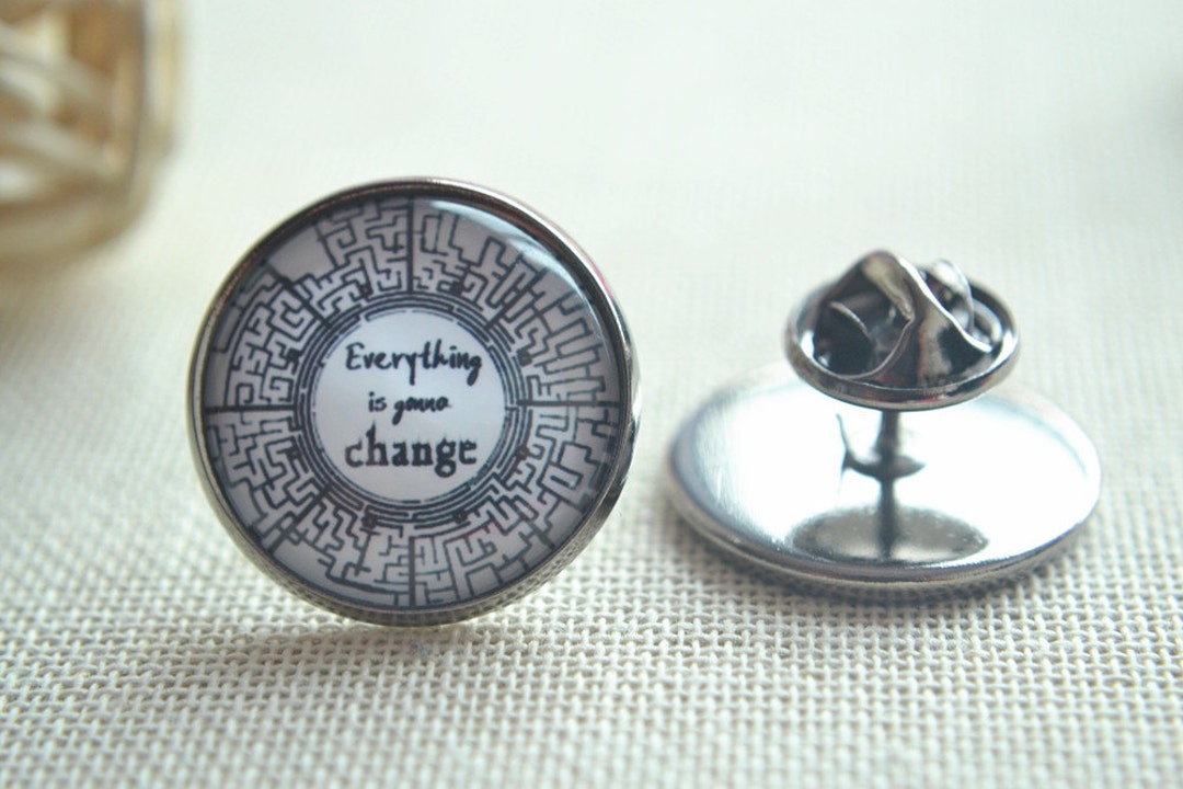 The Maze Runner Badge, 20mm Maze Brooch Pin,quote Pin, Everything is ...