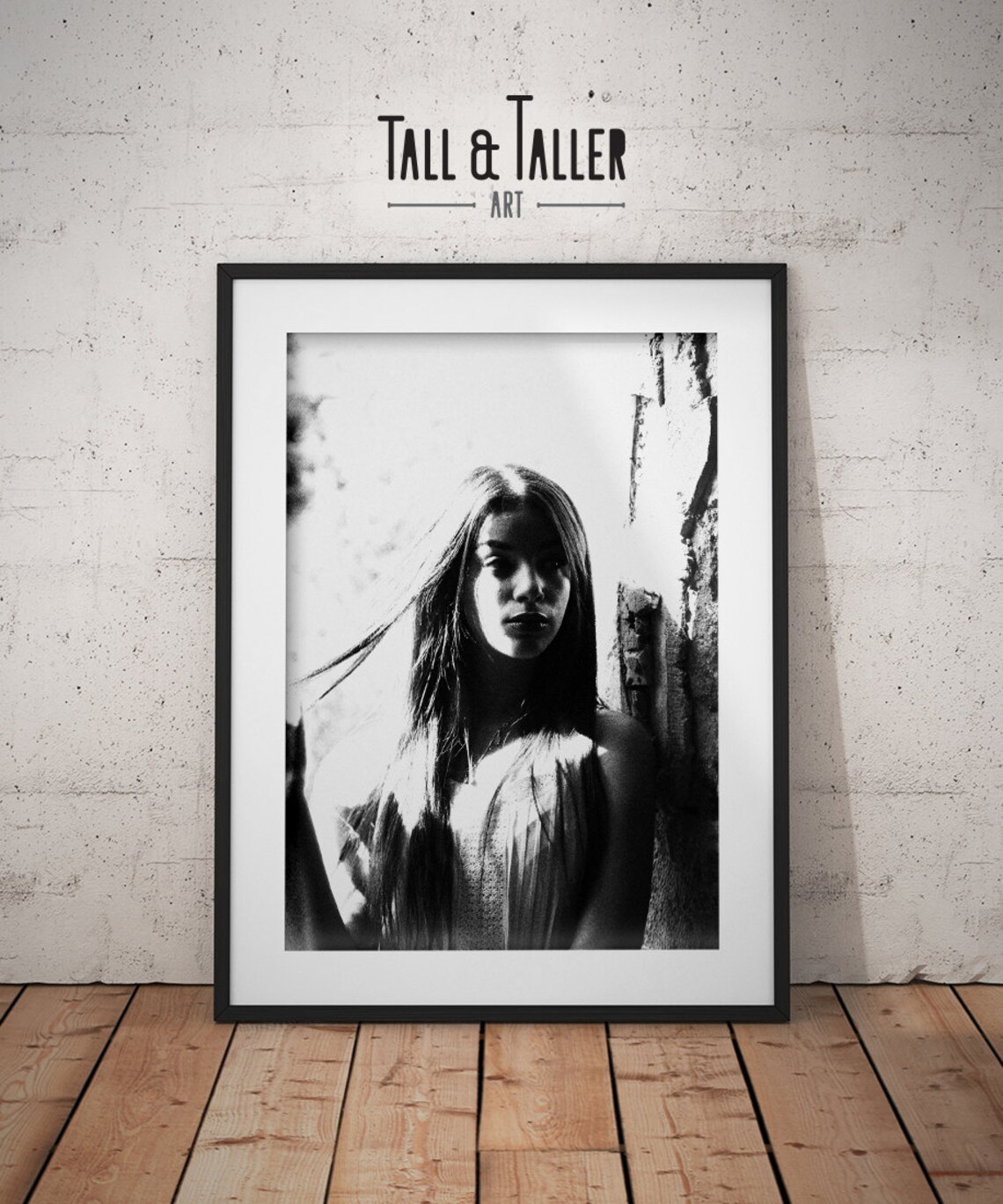 Black & White Woman Print Art, Printable Wall Art, Female Photography ...