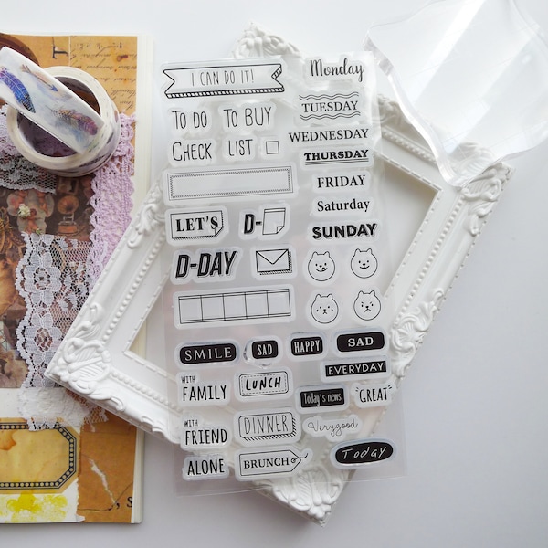 Planner Stamps - Etsy