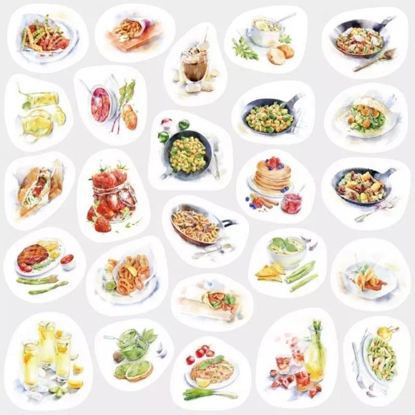 Watercolor Food - Etsy