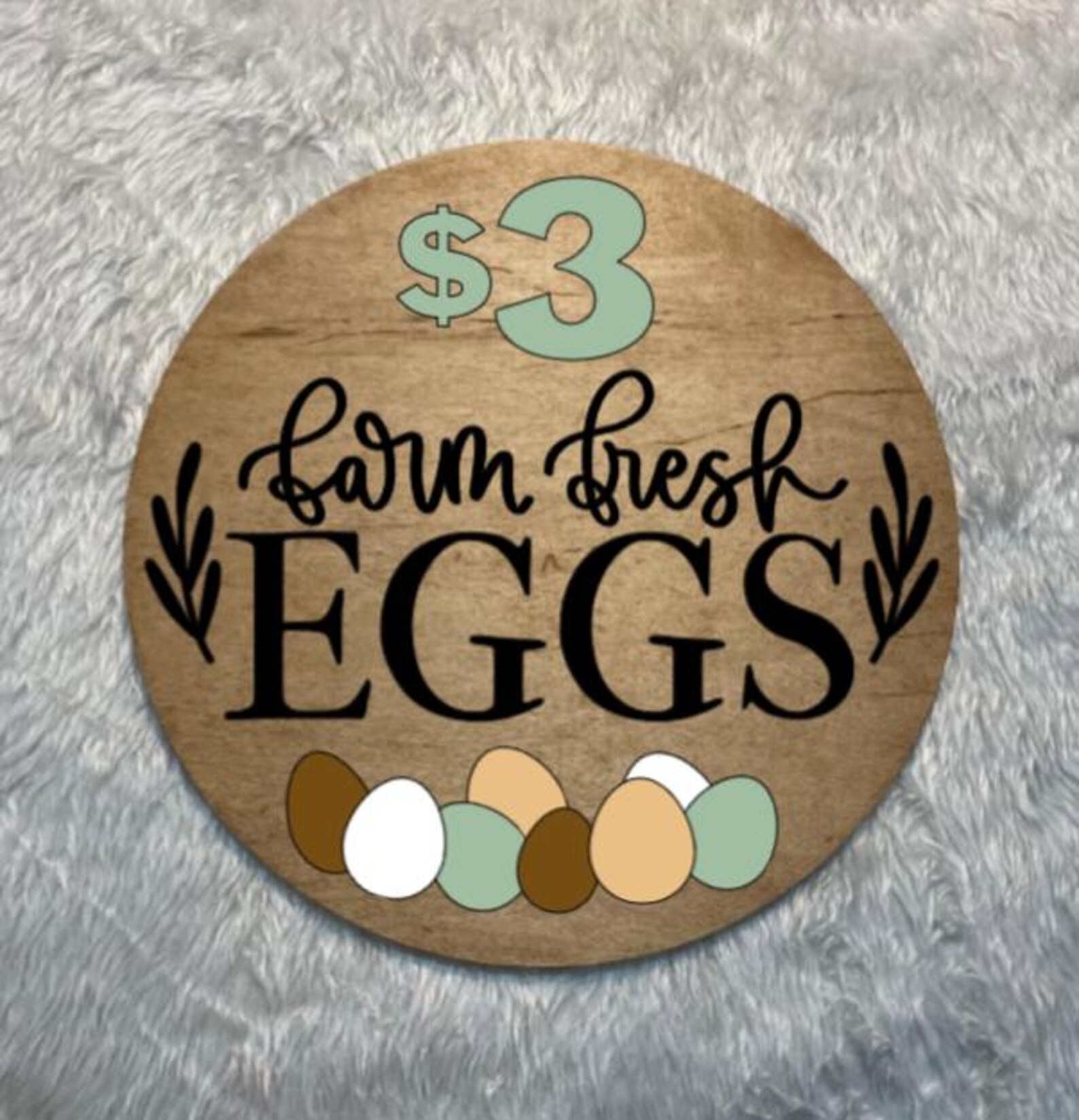 Farm Fresh Egg Sign - Etsy