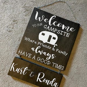 Wooden Camp Sign, Camping Sign, Campground Sign, Campsite Sign, Wooden ...