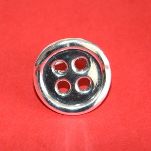 Silvering Zamak Ring-stylish Ring-button Ring-decorative Ring-uno De 50 ...