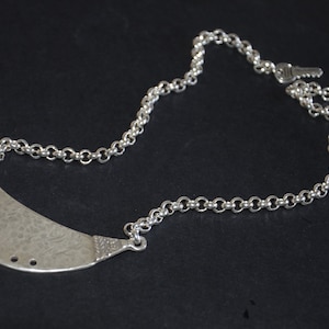 Thick Silver Plated Chain Necklace-silver Pendant Necklace-ancient ...
