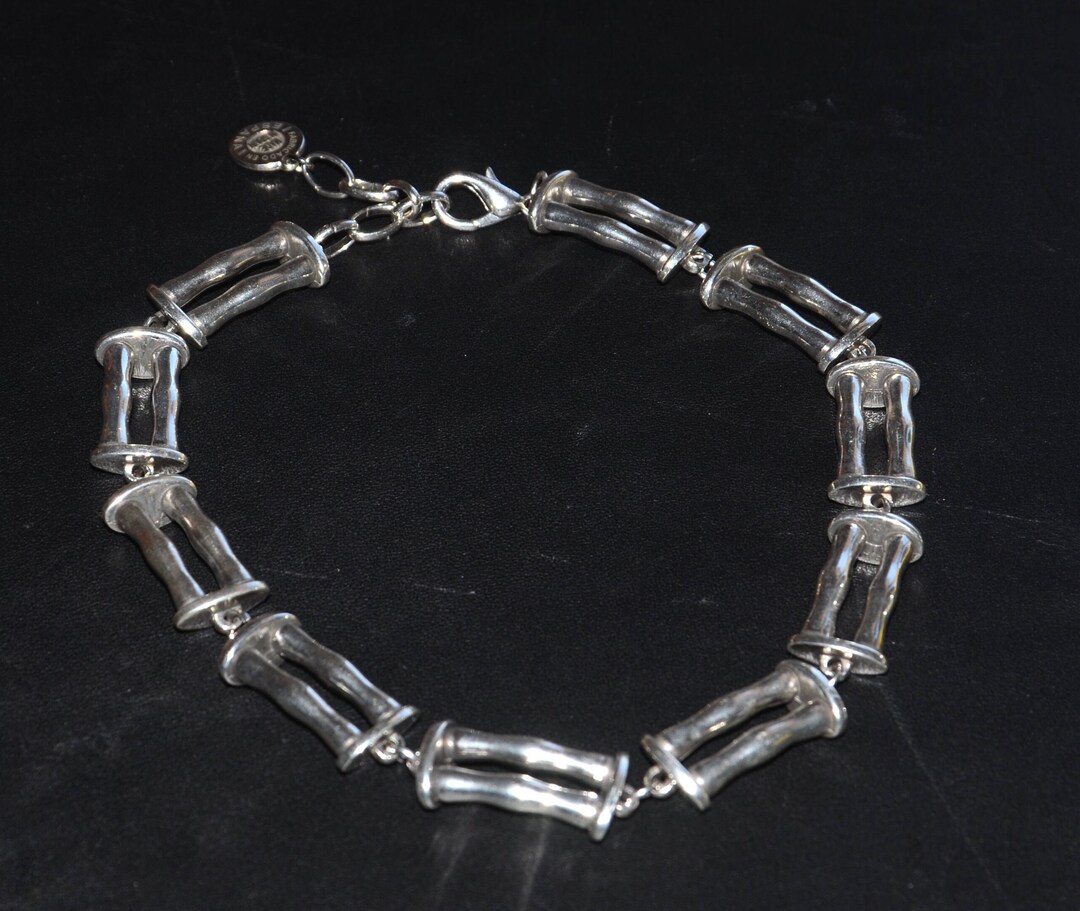 Thick Silver Plated Chain Necklace-chunky Chain Necklace-choker-stylish ...