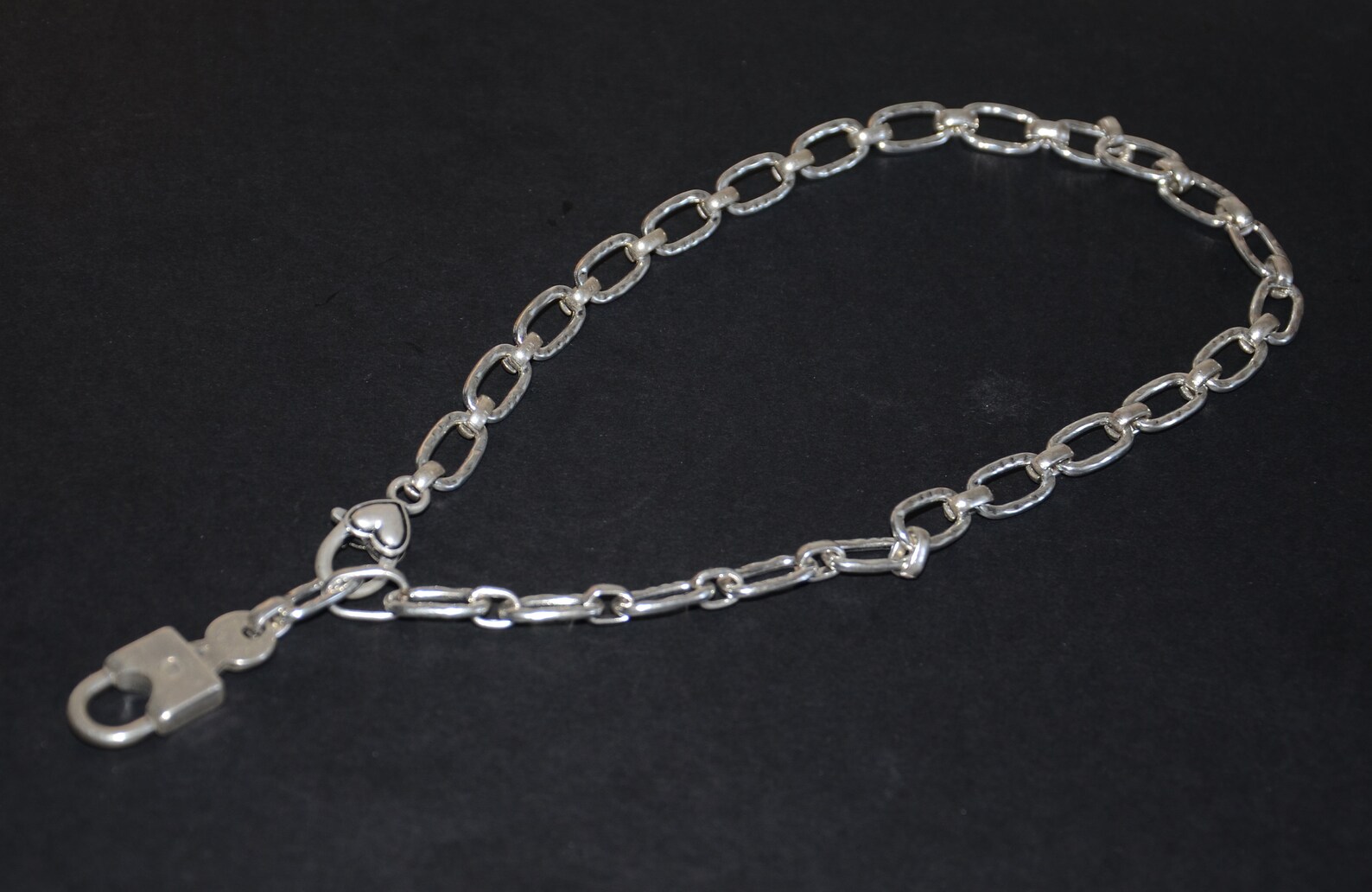 Women Short Chain Necklace-lock Pendant Necklace-silver Lock - Etsy