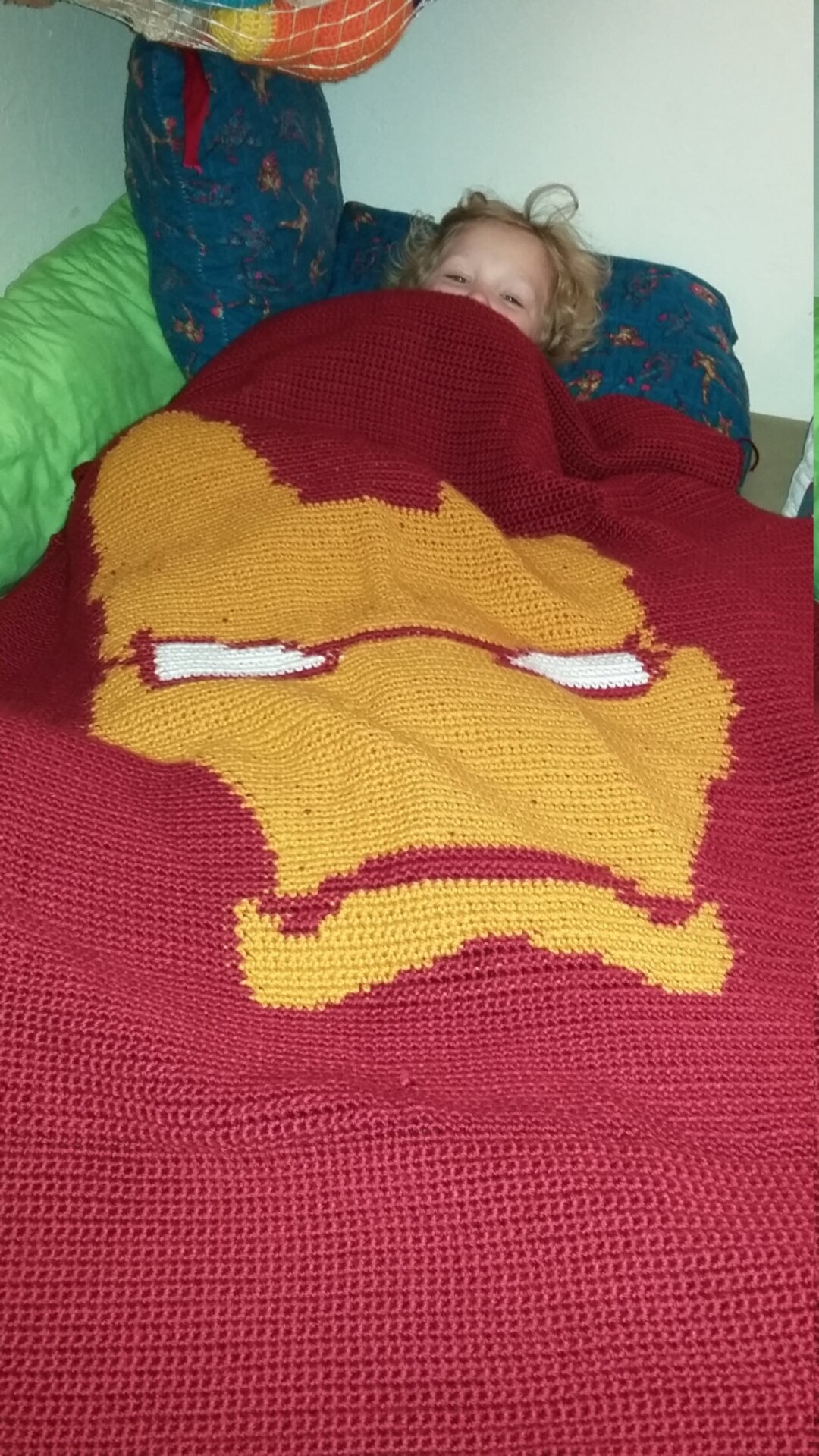 Superhero Blanket Pattern Inspired by Iron Man - Etsy