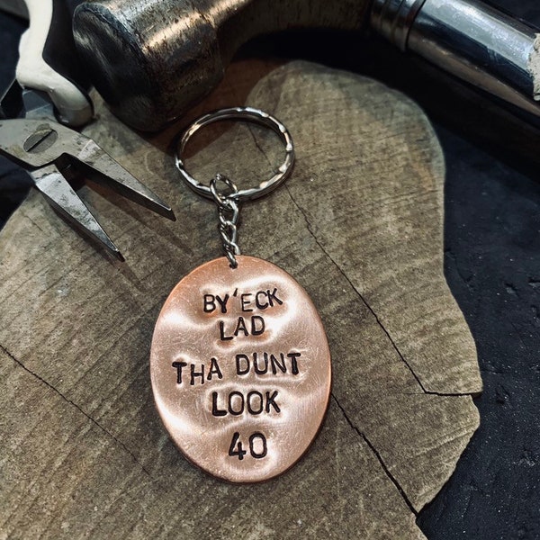 Copper Keyring - Etsy UK