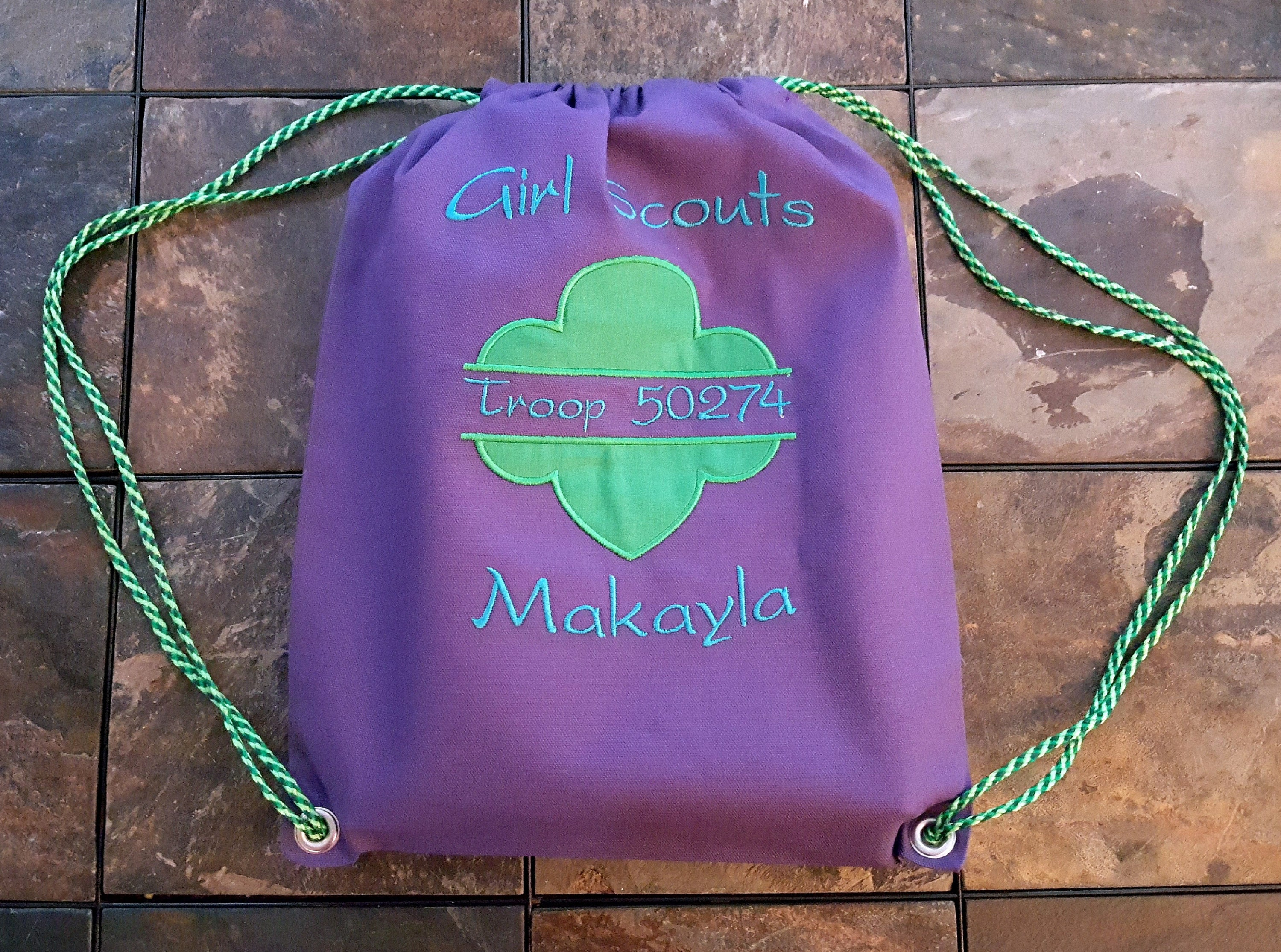 Personalized Girl Scout Backpack - Etsy