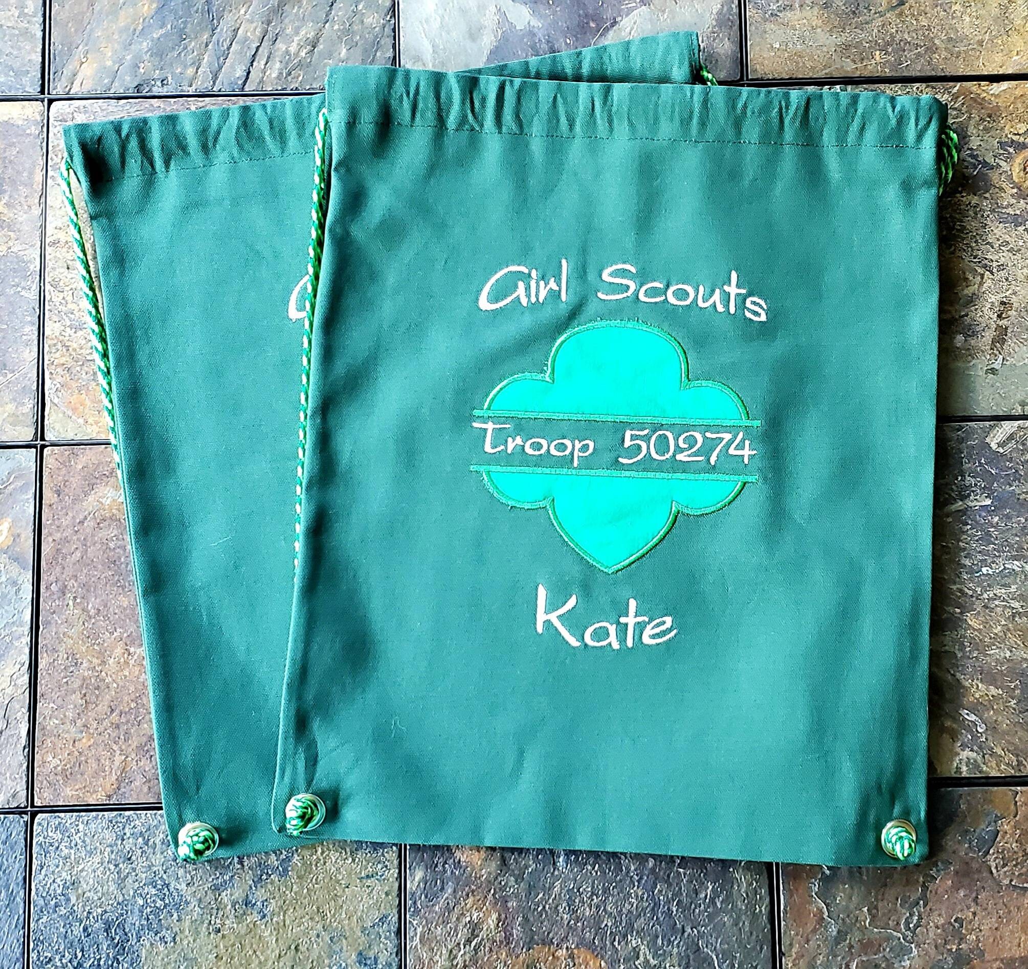 Personalized Girl Scout Backpack - Etsy