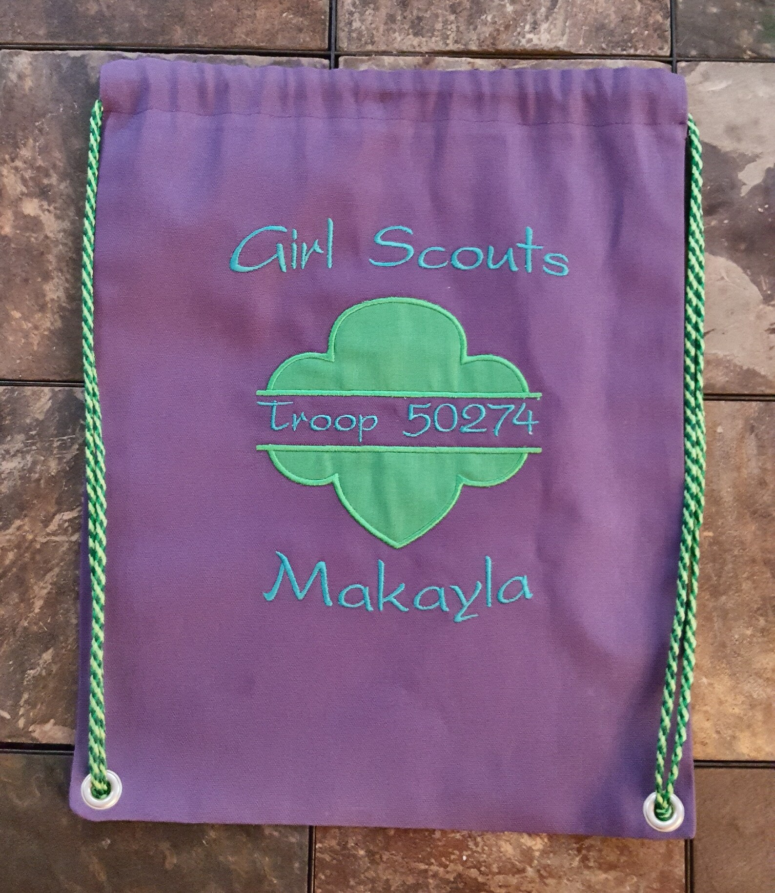 Personalized Girl Scout Backpack - Etsy
