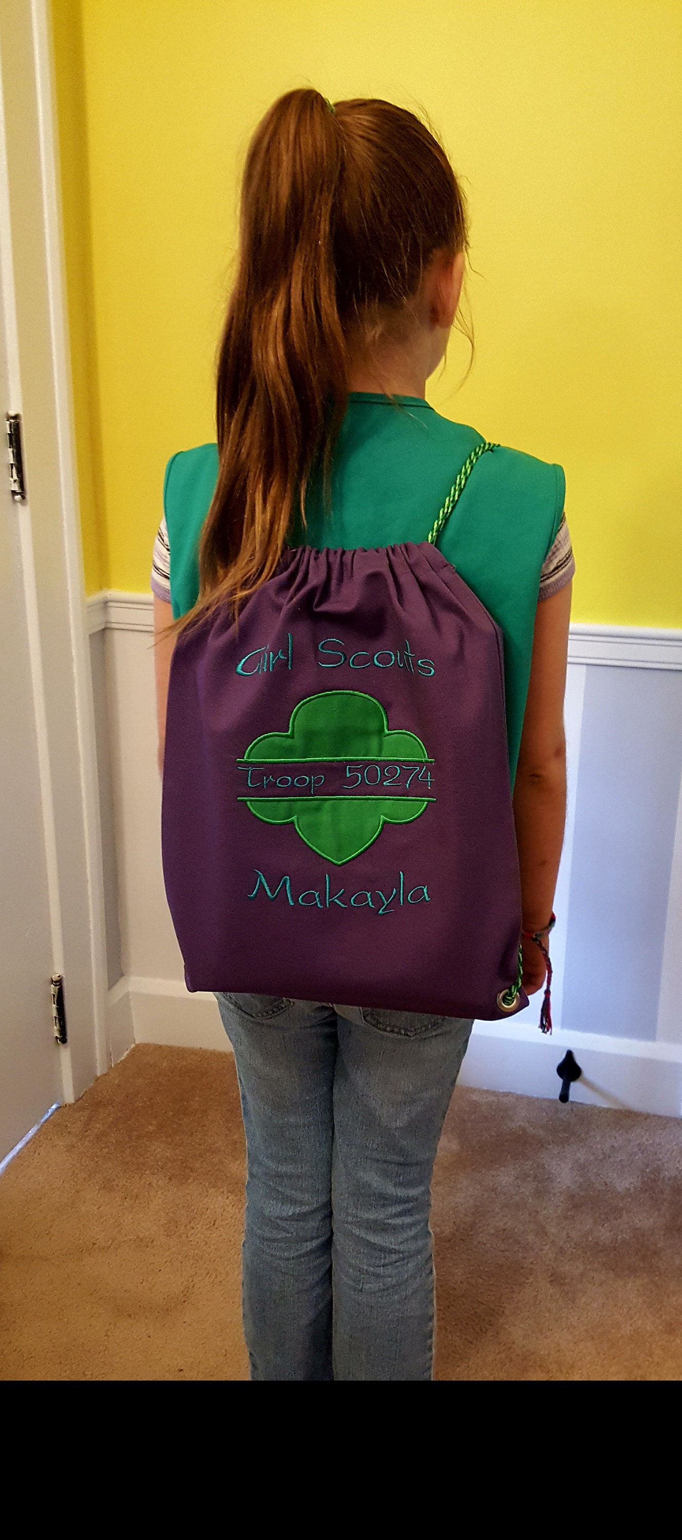Personalized Girl Scout Backpack - Etsy