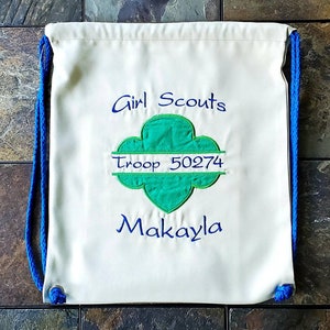 Personalized Girl Scout Backpack - Etsy