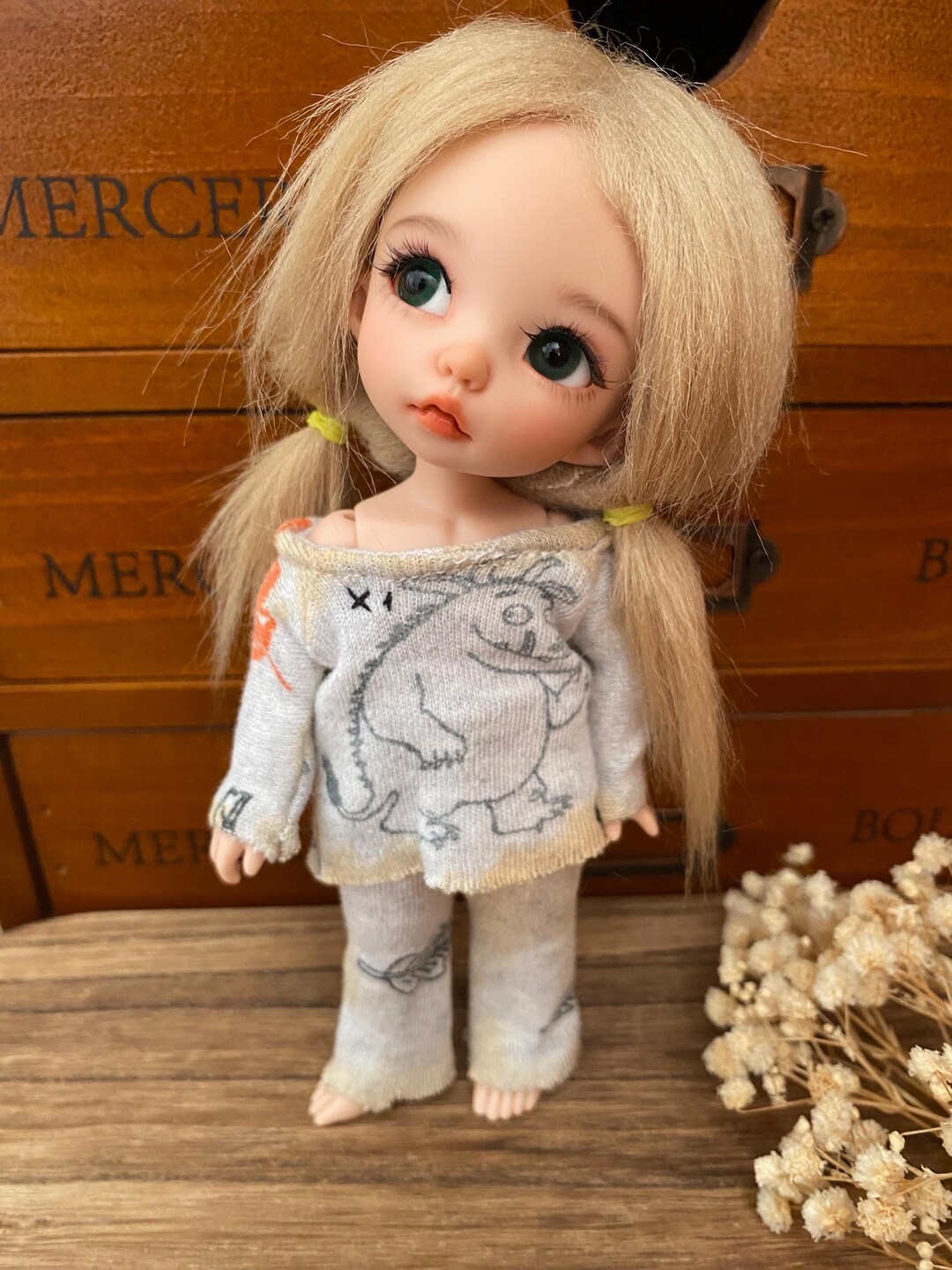 Gruffalo Set for Pukifee/lati Yellow. Tea Stained - Etsy