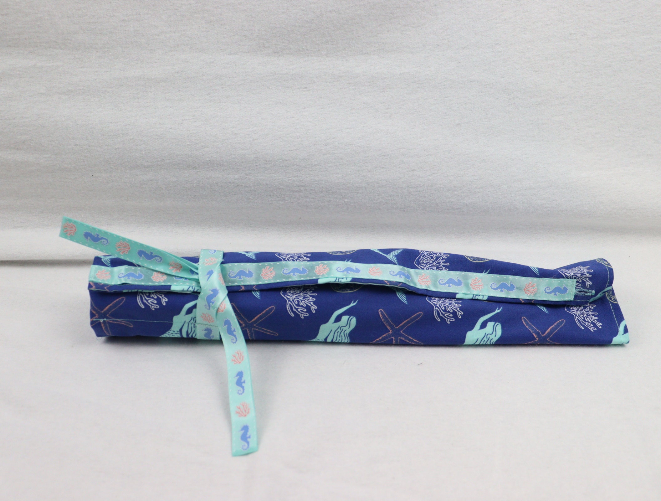 Mermaid Roll up Adjustable Art Tool Roll up Pencil Organizer - Etsy