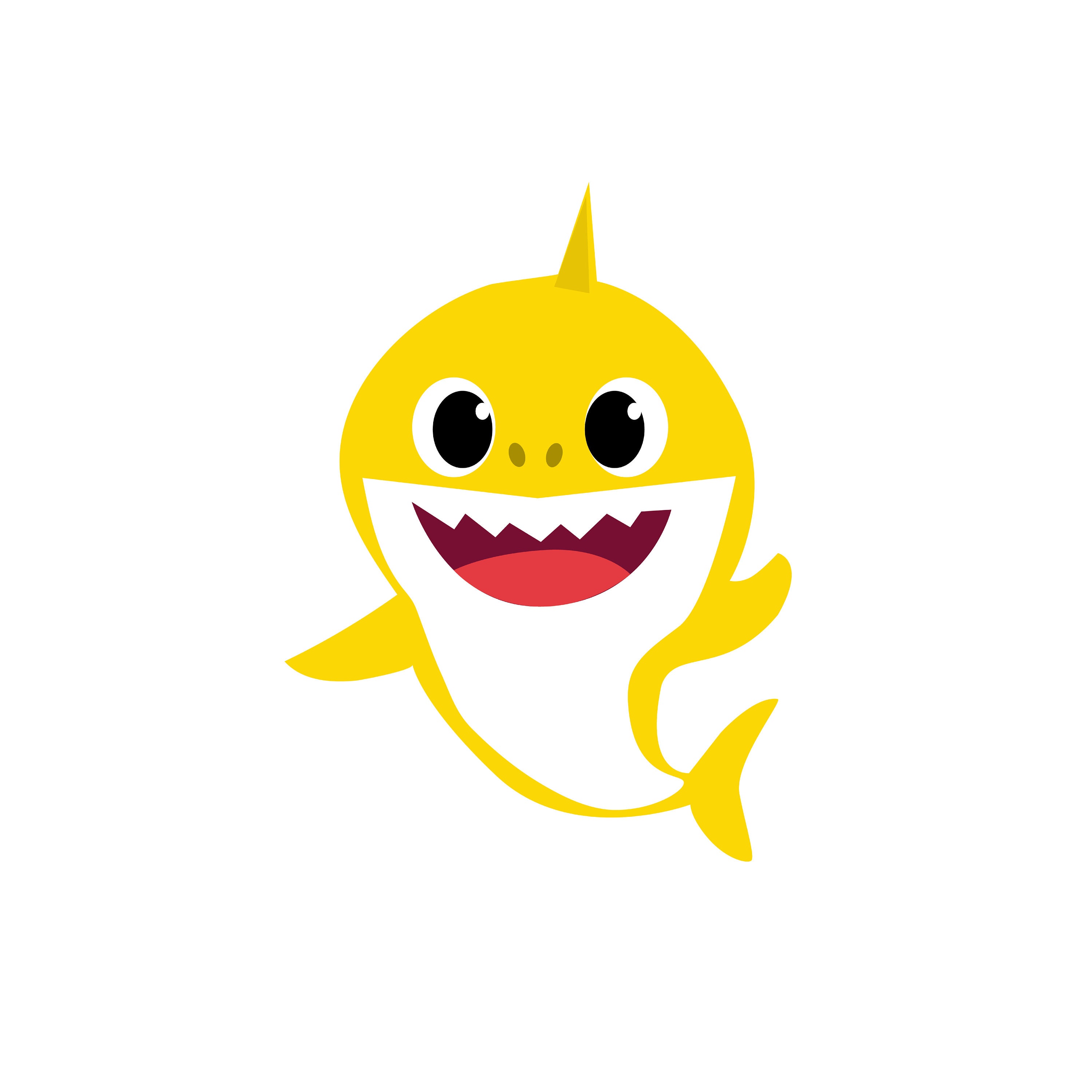 Baby Shark Male Version Vector in Eps, Svg and Png Available for ...
