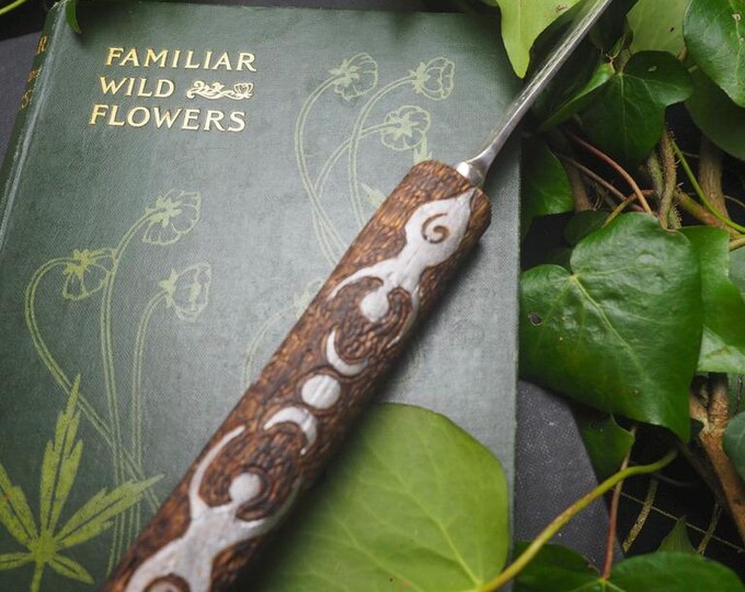WILLOW Star Goddess Athame With Upcycled Blade - Ritual Knife ...