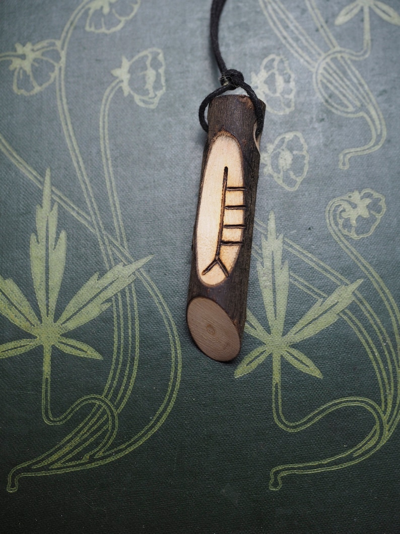 Celtic Ogham Pendant: Birch Ash Willow Oak Holly Hazel - Etsy