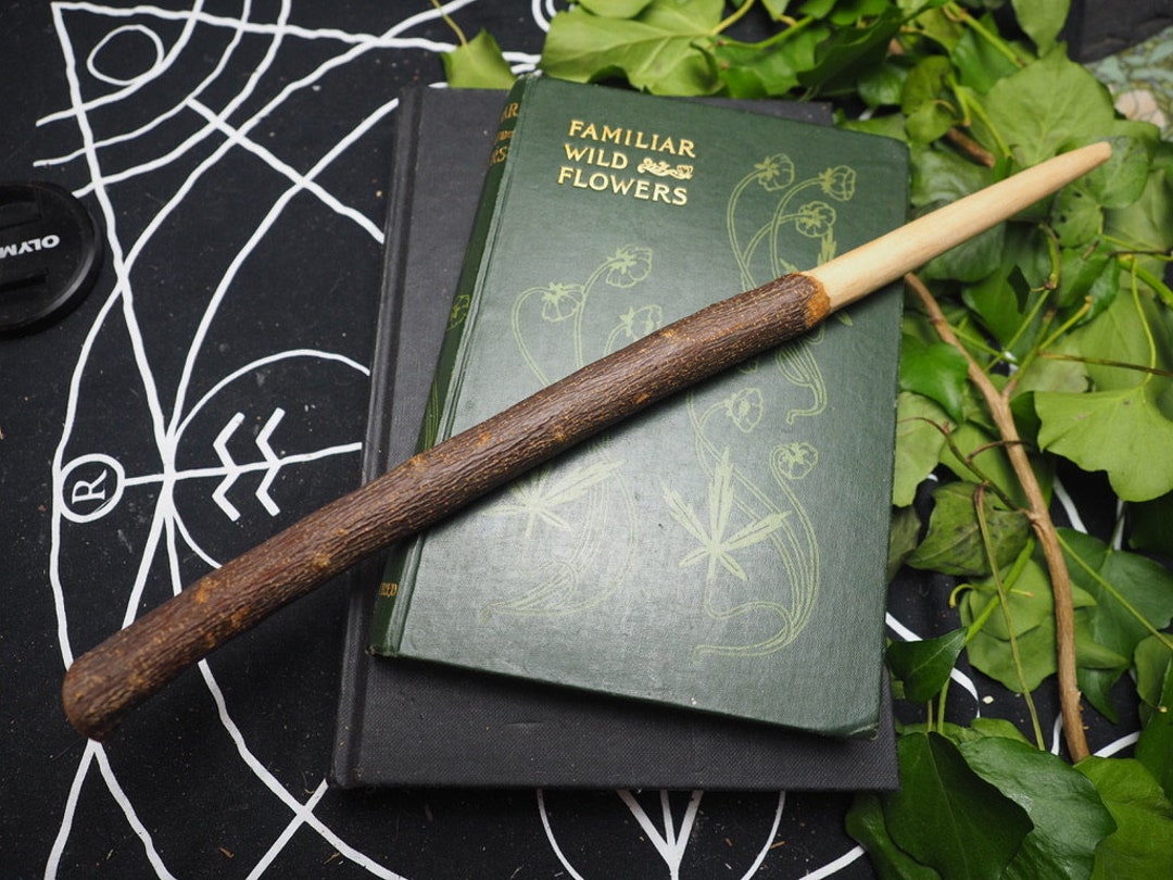 Greek Olive Wood Wand for Athene Pagan, Wicca, Witchcraft, Goddess ...