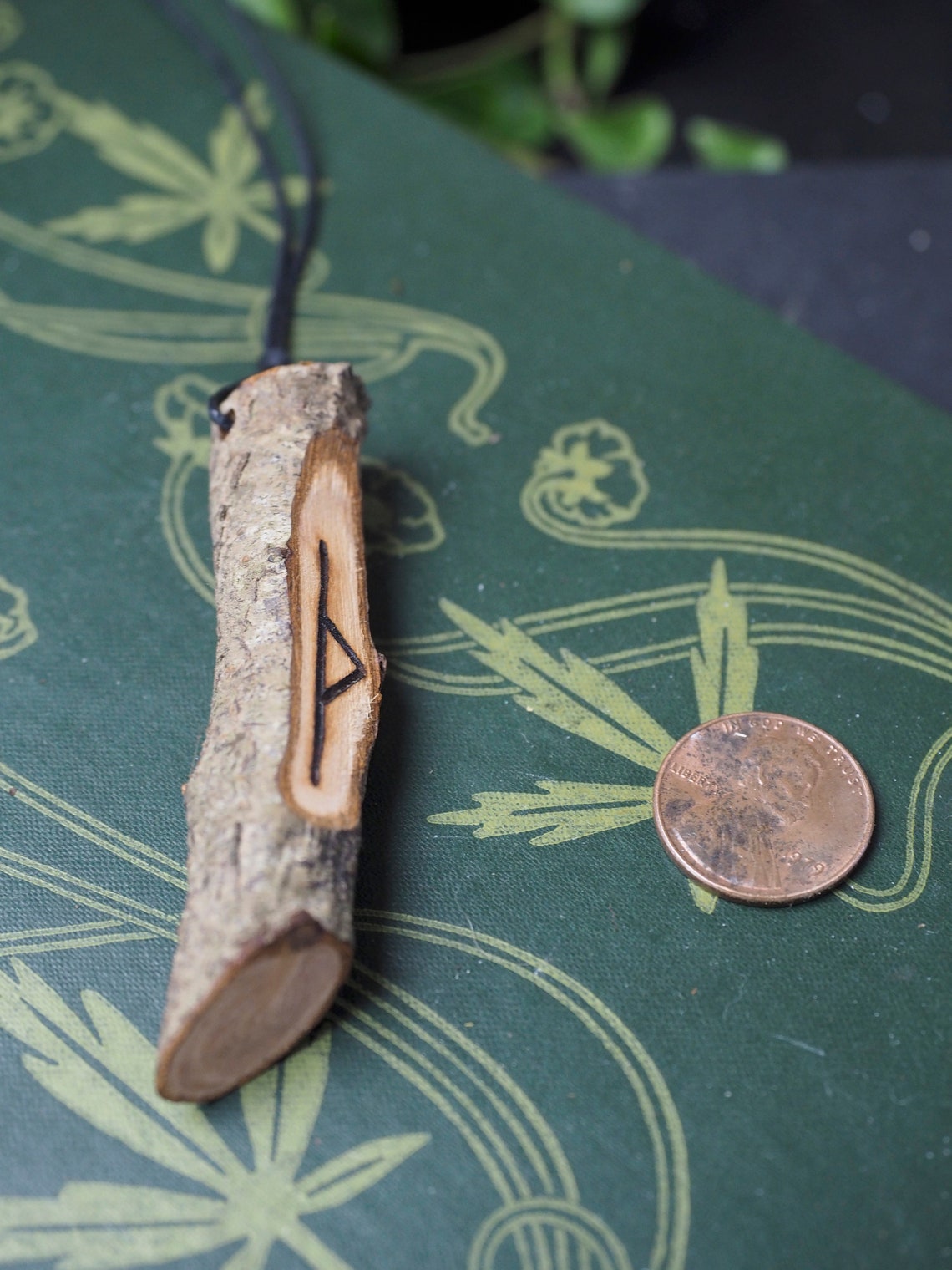 Traditional Blackthorn Rune Protection Charm Pendant Against | Etsy