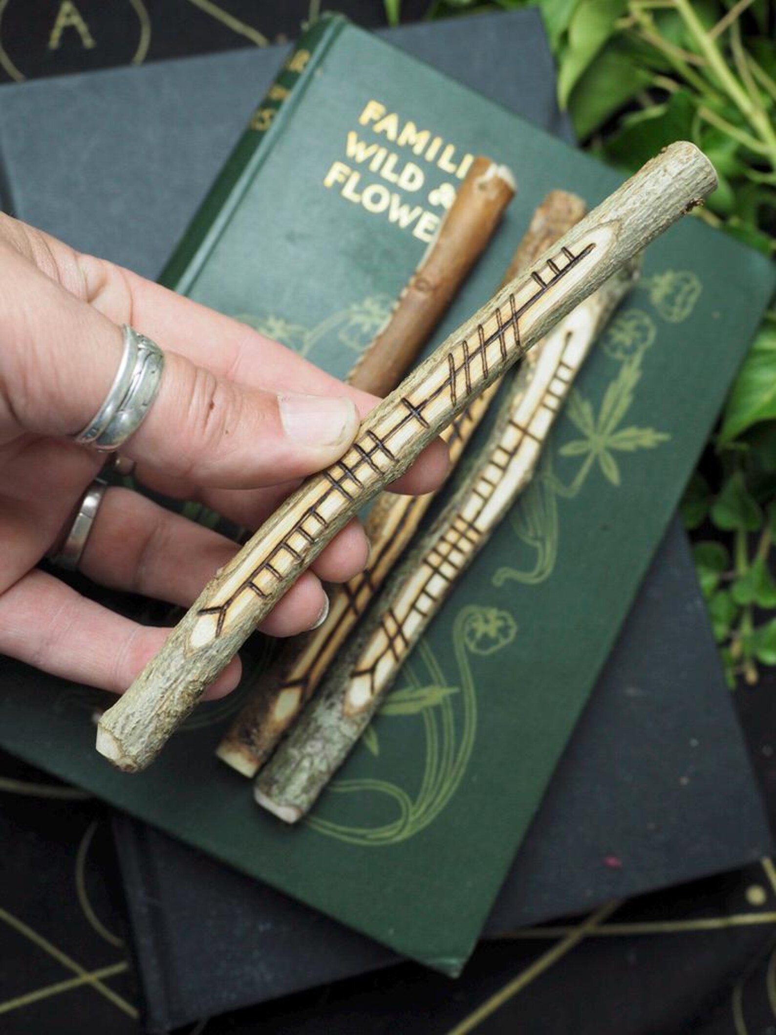 Avalon Hazel Ogham Charm for Wisdom - Irish, Celtic - Pagan, Druid ...