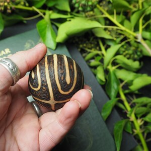Wooden Labyrinth Meditation Sphere - Pagan, Wicca, Witchcraft, Easter ...