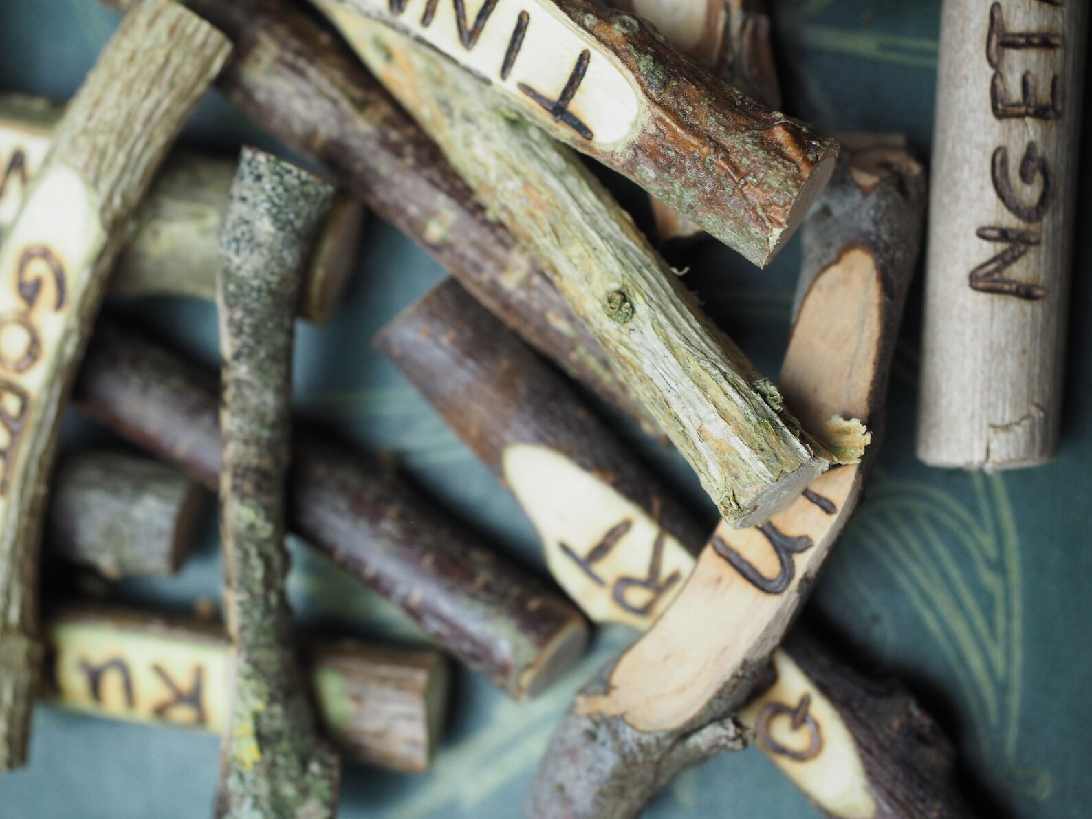 20 Celtic Tree Ogham Staves With Gaelic Letter Names Made on - Etsy