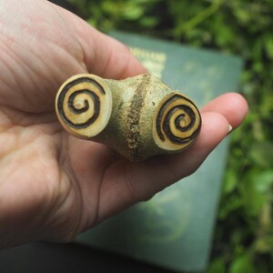 Hand-carved English Ash Wood Goddess Athame - Ritual Knife, Pagan ...