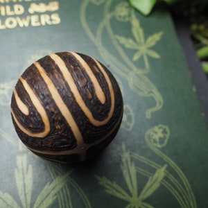 Wooden Labyrinth Meditation Sphere - Pagan, Wicca, Witchcraft, Easter ...