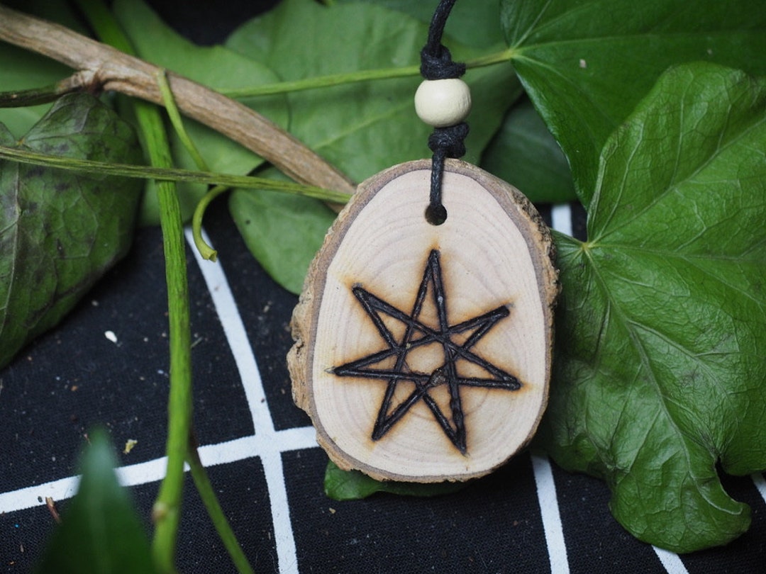 Rare White Jasmine Wood Fairy Star Pendant for the Moon and Love ...