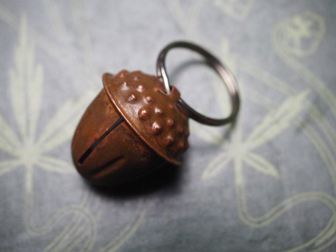 Acorn Bell Keychain for Strength & Courage - Oak - Pagan, Wicca ...