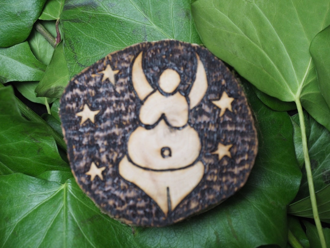 Cornish Hazel Wood Earth Mother Altar Piece Pagan, Wiccan, Witchcraft ...