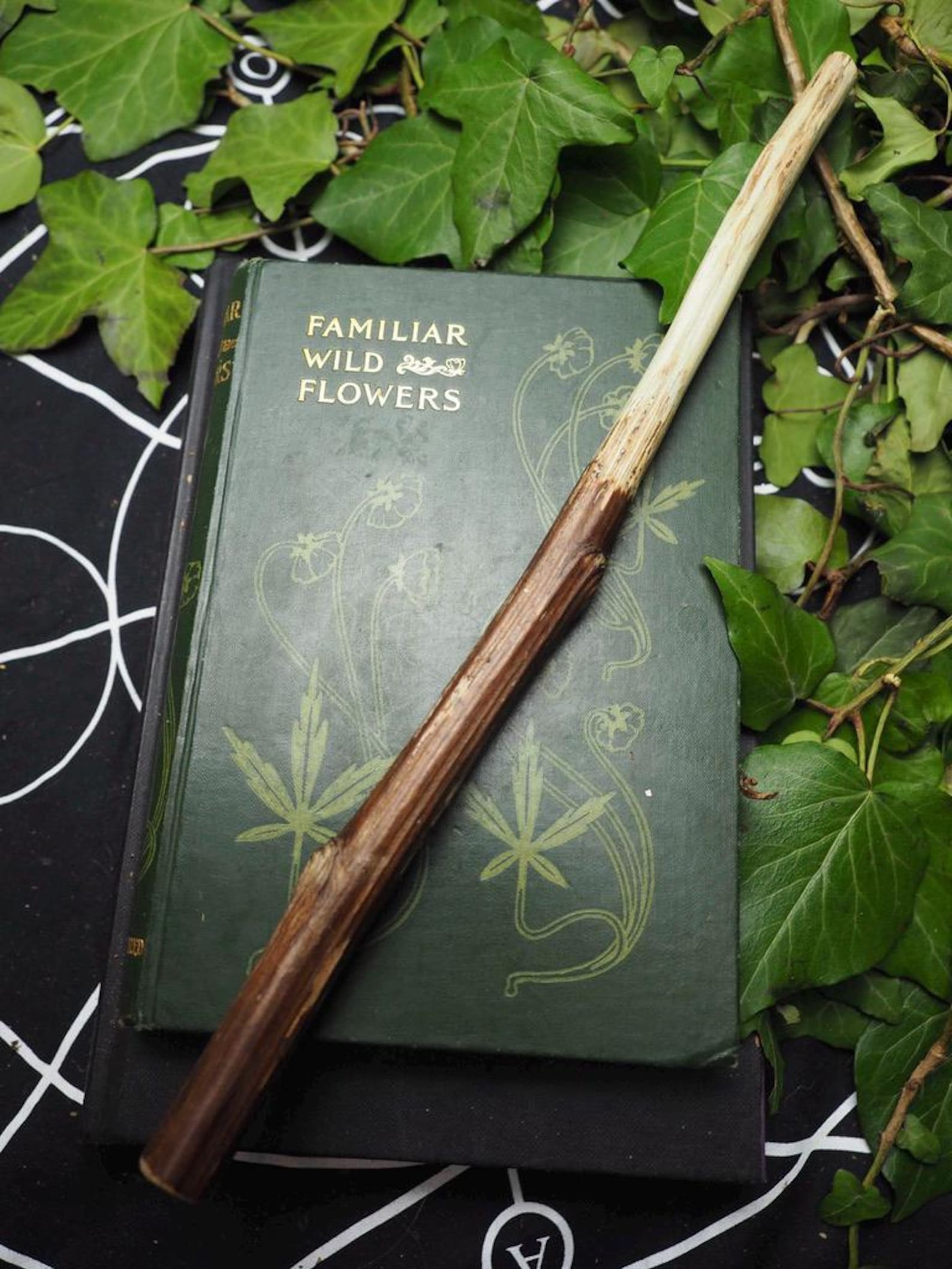 Burdock Witches Wand - for Binding Magic - Witchcraft, Wicca Herb Wand ...