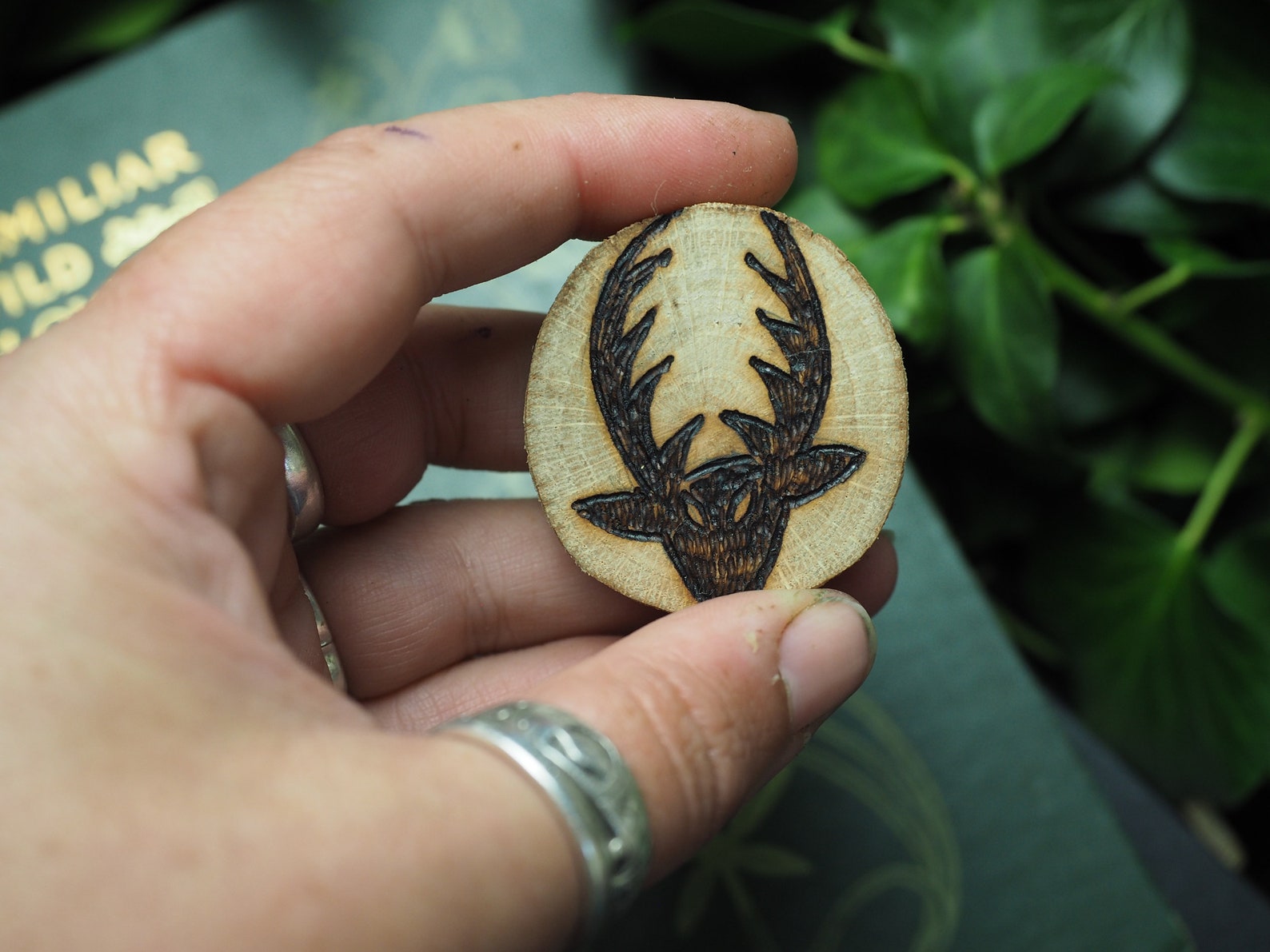 Stag God and Moon Goddess Altar Pieces for a Wiccan or Pagan | Etsy