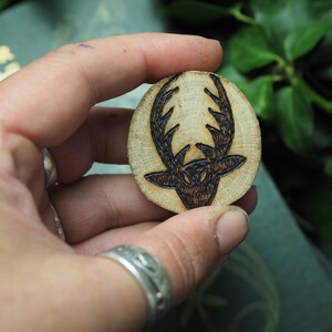 Stag God and Moon Goddess Altar Pieces for a Wiccan or Pagan | Etsy