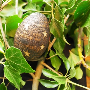 Moon Gazing Hare Wooden Oestra Egg - Transformation, Fertility ...