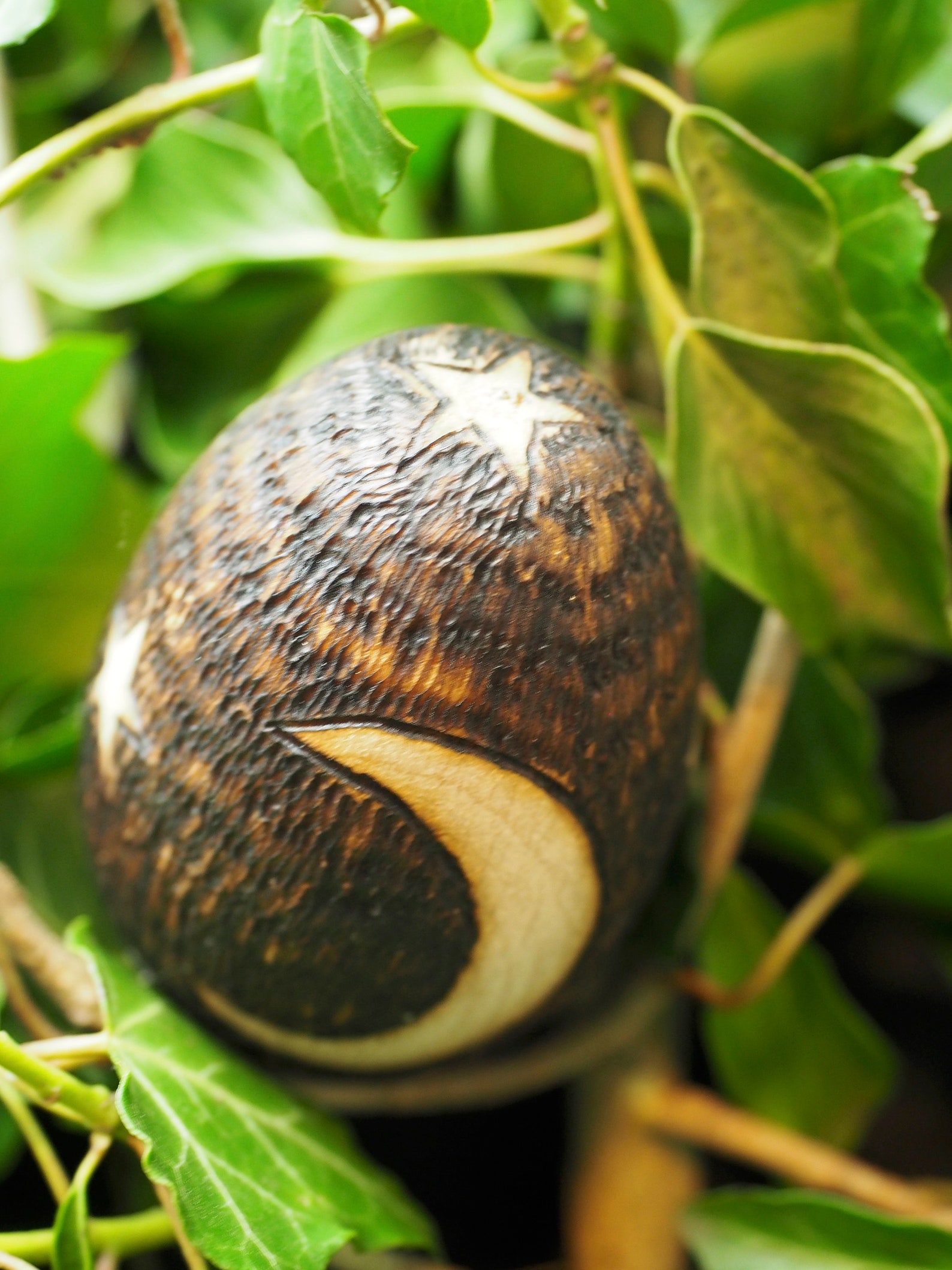 Wooden Labyrinth Ostara Egg - Transformation, Fertility, Magic, Pagan ...