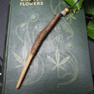 Rowan ROOT Wood Wand Pendant Protection & the Fey Pagan, Wicca ...