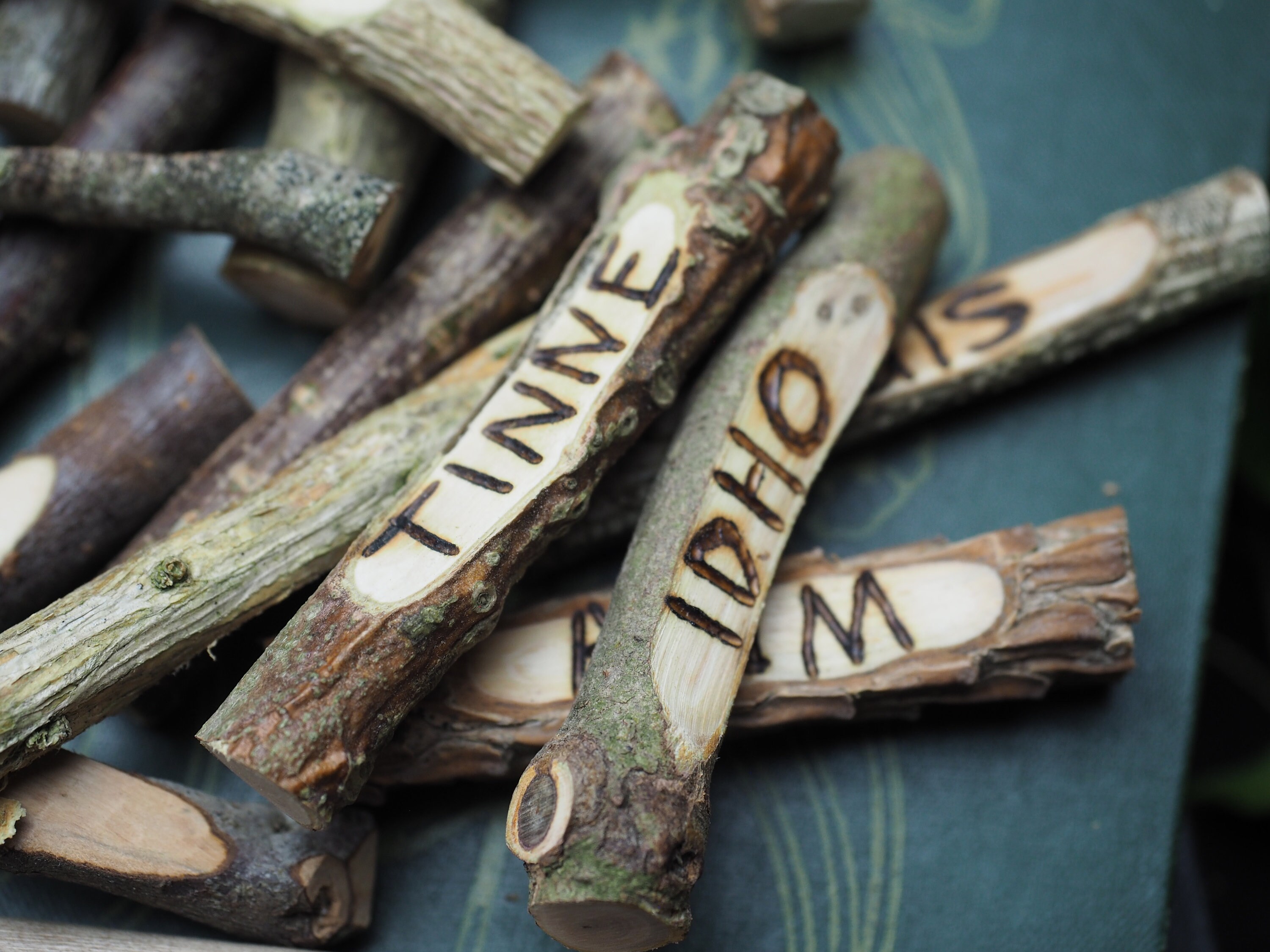 20 Celtic Tree Ogham Staves With Gaelic Letter Names Made on - Etsy