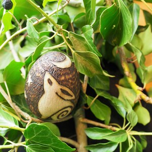 Moon Gazing Hare Wooden Oestra Egg - Transformation, Fertility ...