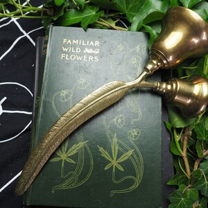 Double Feather Brass Altar Bell Space Clearing Cleansing - Etsy